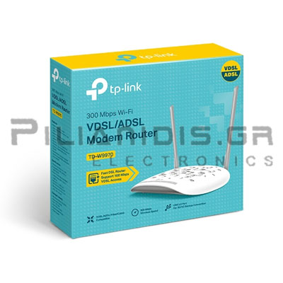 TP-LINK TD-W9970 TP-LINK Modem Router VDSL/ADSL2+ Wireless N 300Mbps 2.4Ghz