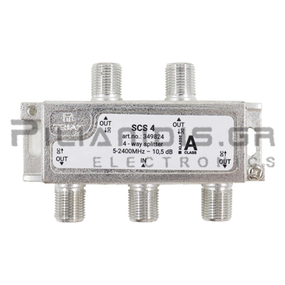 TRIAX SCS 4 Διακλαδωτής Κεραίας | 4 x Εξόδων | 5-2400MHz | DC Pass | Με ...