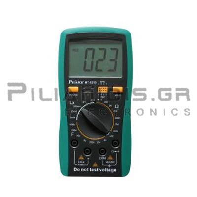 PROS'KIT MT-5210 ΠΗΝΙΟΜΕΤΡΟ - ΚΑΠΑΣΙΤΟΜΕΤΡΟ - ΩΜΟΜΕΤΡΟ